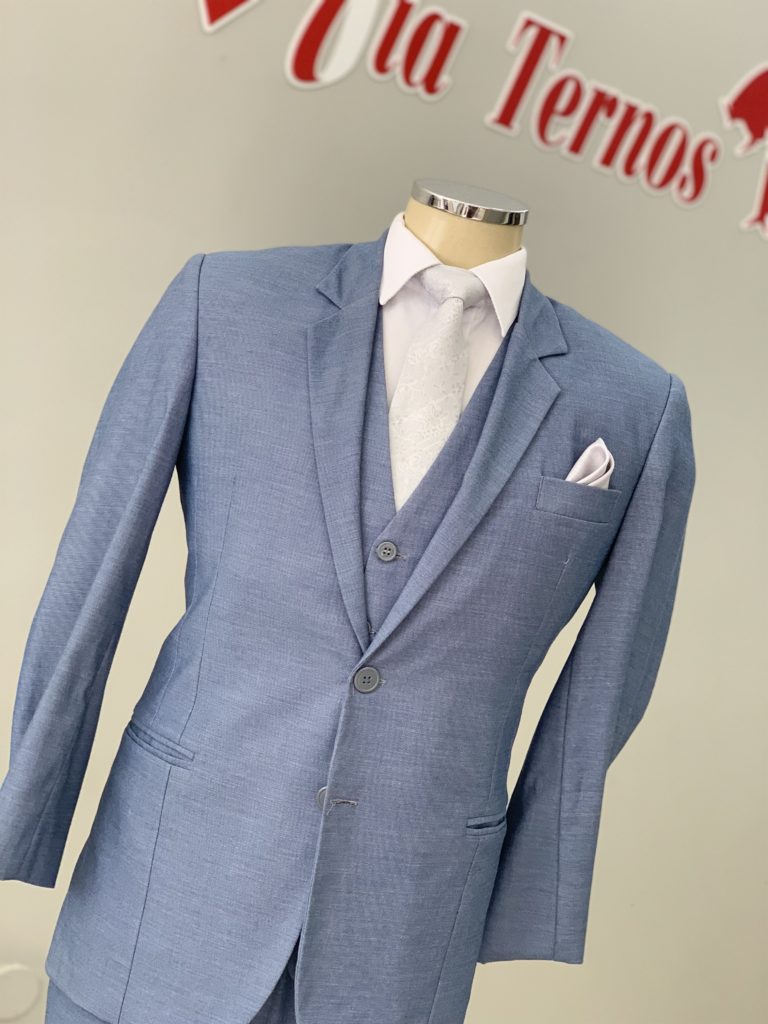 TERNO AZUL JEANS – Via Ternos