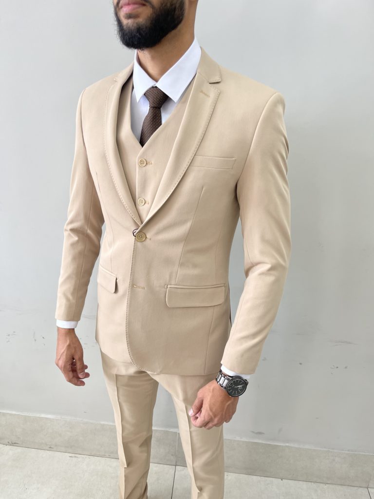 TERNO SLIM AREIA – Via Ternos