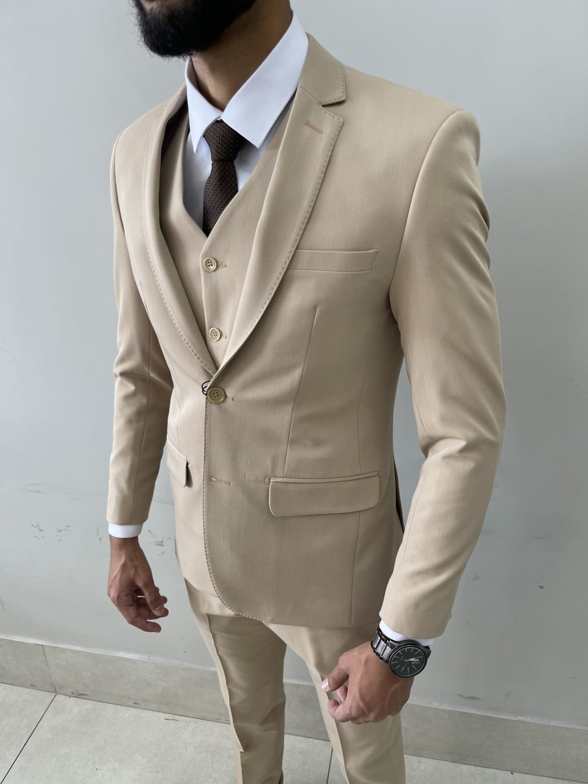 TERNO SLIM AREIA – Via Ternos