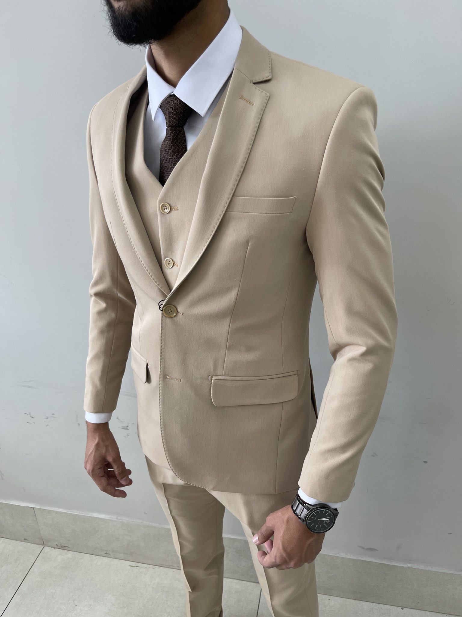 TERNO SLIM AREIA – Via Ternos